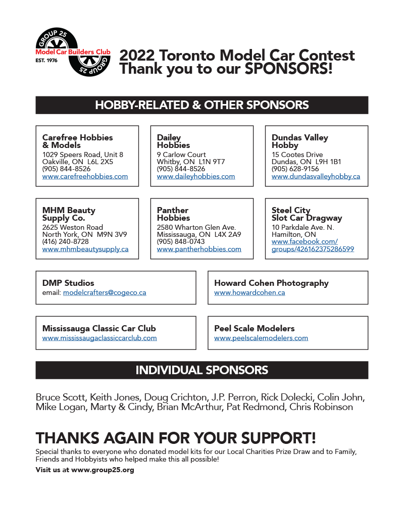 Group 25 Model Car Builders Club